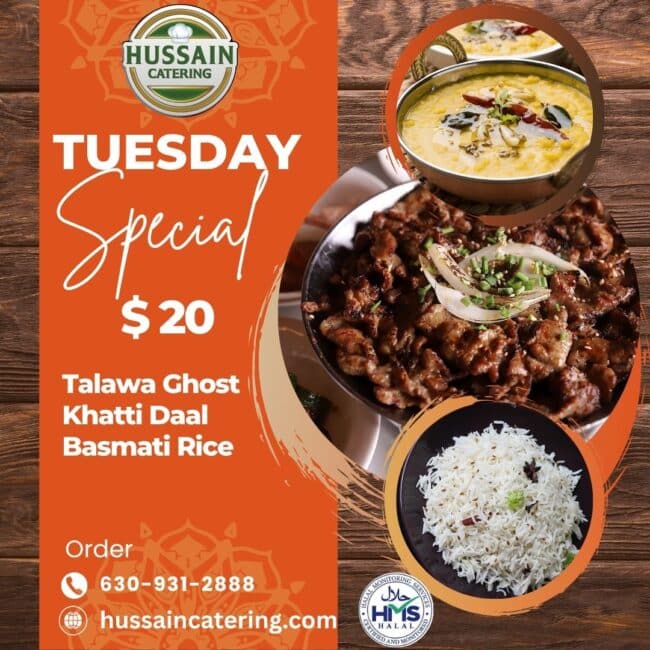Hussain Catering - Lunch and Dinner Buffet